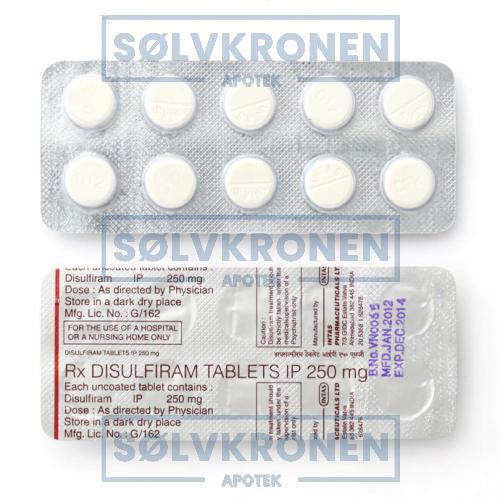 Reseptfri Antabus Tablett 250mg, 500mg – Kjøp På Nett Nå