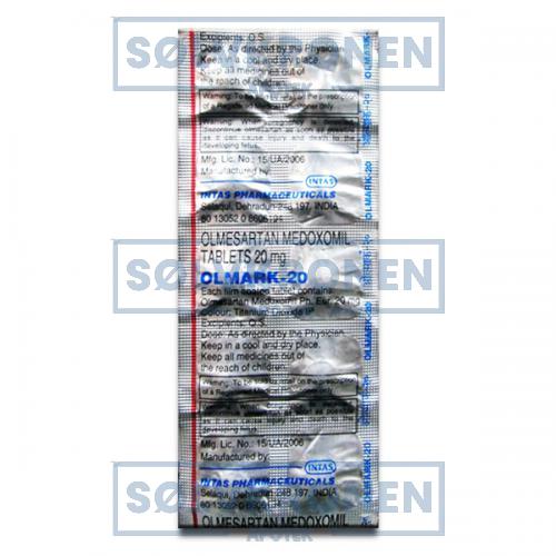 Generiske Olmesartan 10mg, 20mg, 40mg – Kjøp Reseptfritt