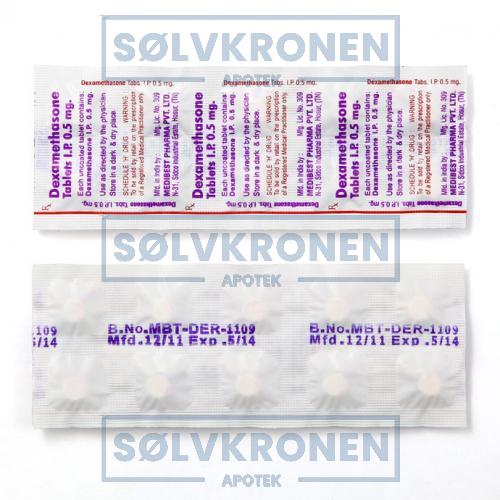 Reseptfri Dexone Tablett 0.5mg – Kjøp På Nett Nå