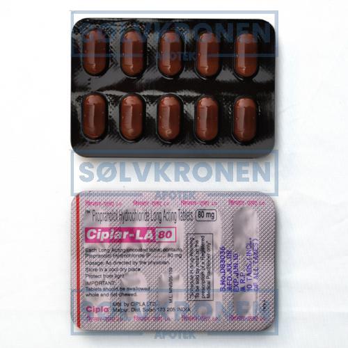 Generiske Propranolol 10mg, 40mg – Kjøp Reseptfritt